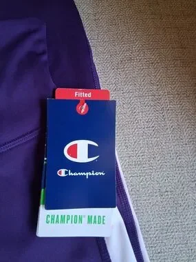 Champion | Pants & Jumpsuits | Champion Purple Athletic Leggings With ...